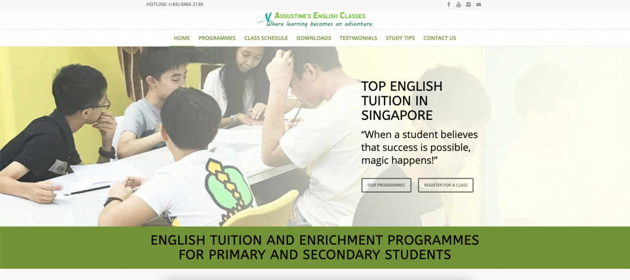 Primary School Tuition in Singapore: 30 Top P1-P6 & PSLE Tuition Options